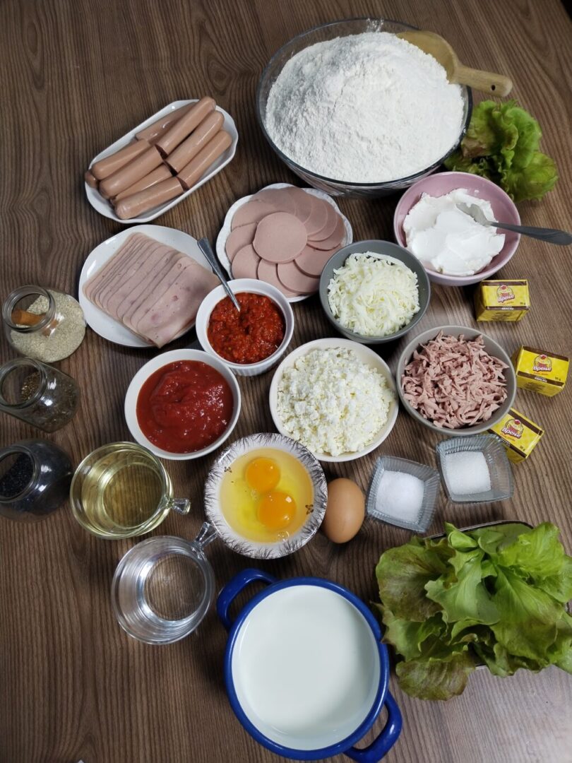 Mix pet slanih peciva od jednog testa - Mesimo zajedno
